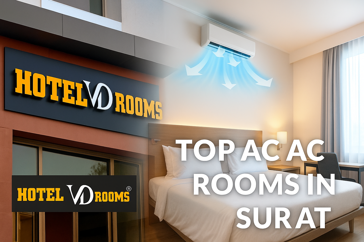 Stay Cool and Comfortable: Top AC Rooms in Surat at Hotel VD...